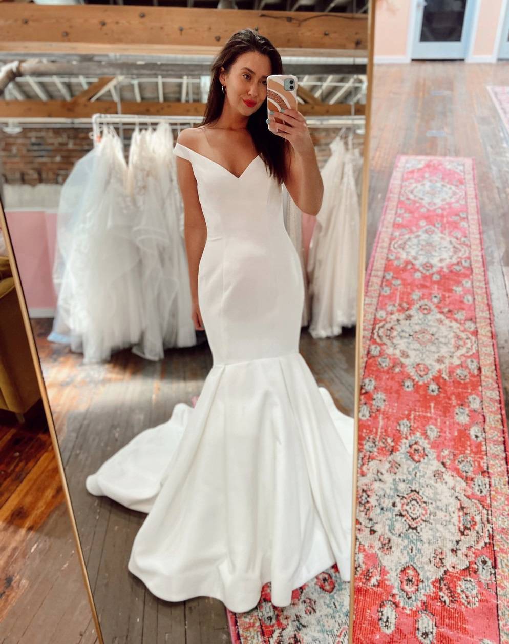 The Beauty of Clean & Simple Gowns